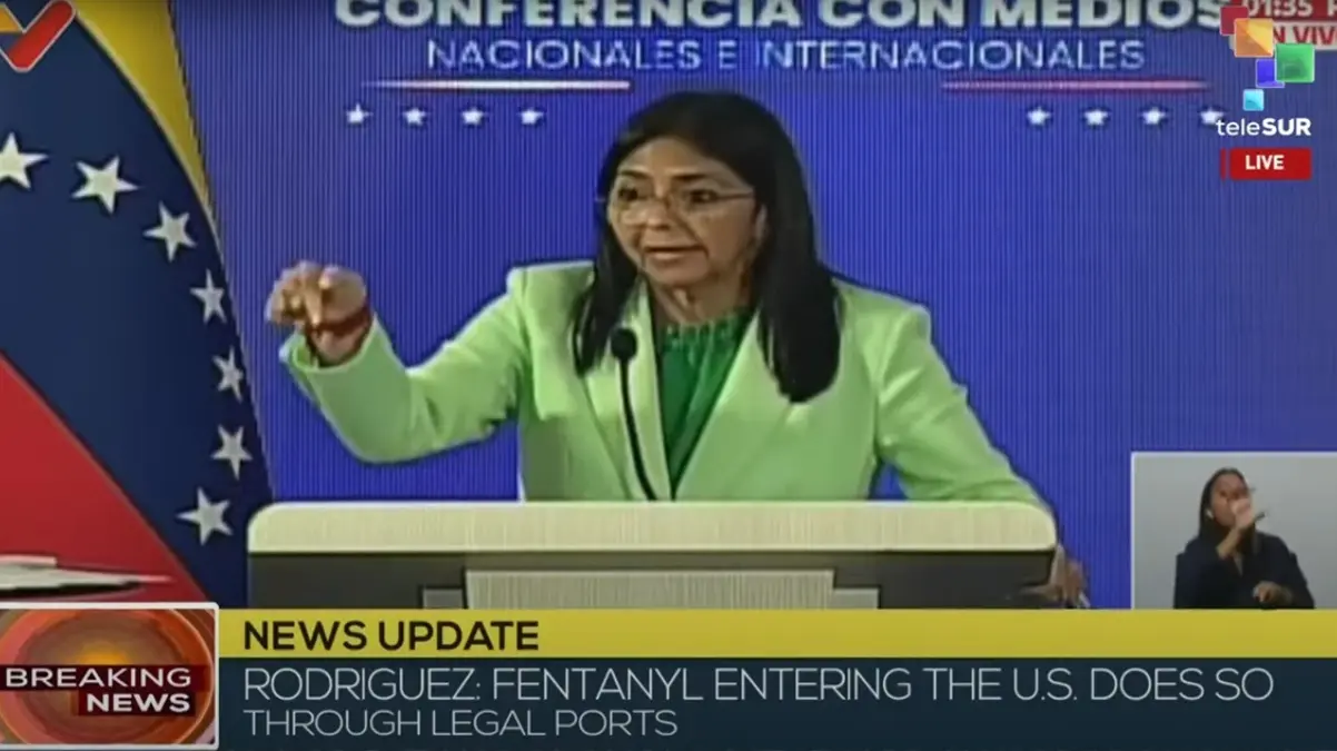 Venezuelan VP Rodriguez Rejects U.S. Claims of ‘Narcoterrorism ...